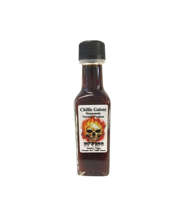 Inferno Hot Sauce ( Chillis Galore 110ml bottle ) – Harveys Butchers