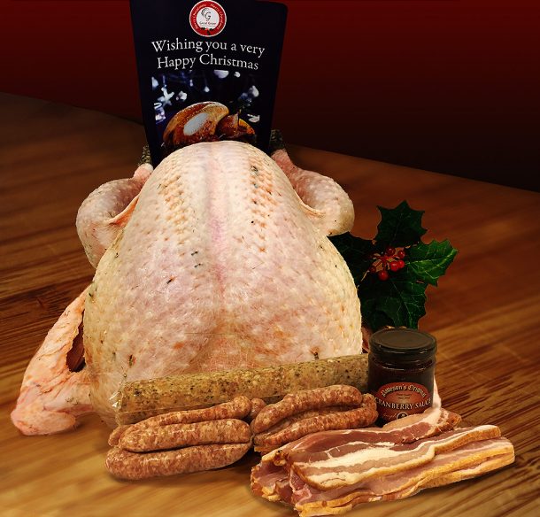 A Harveys 10lb (4.5kg) Free Range Bronze Turkey Box – Harveys Butchers